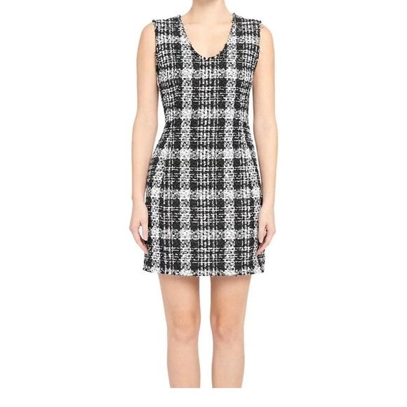 Theory | Dresses | Theory Sculpt U Tweed Dress | Poshmark